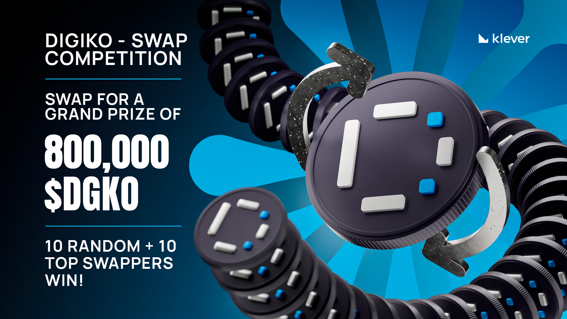 Digiko Swap Competition - Win up to 800,000 DGKO