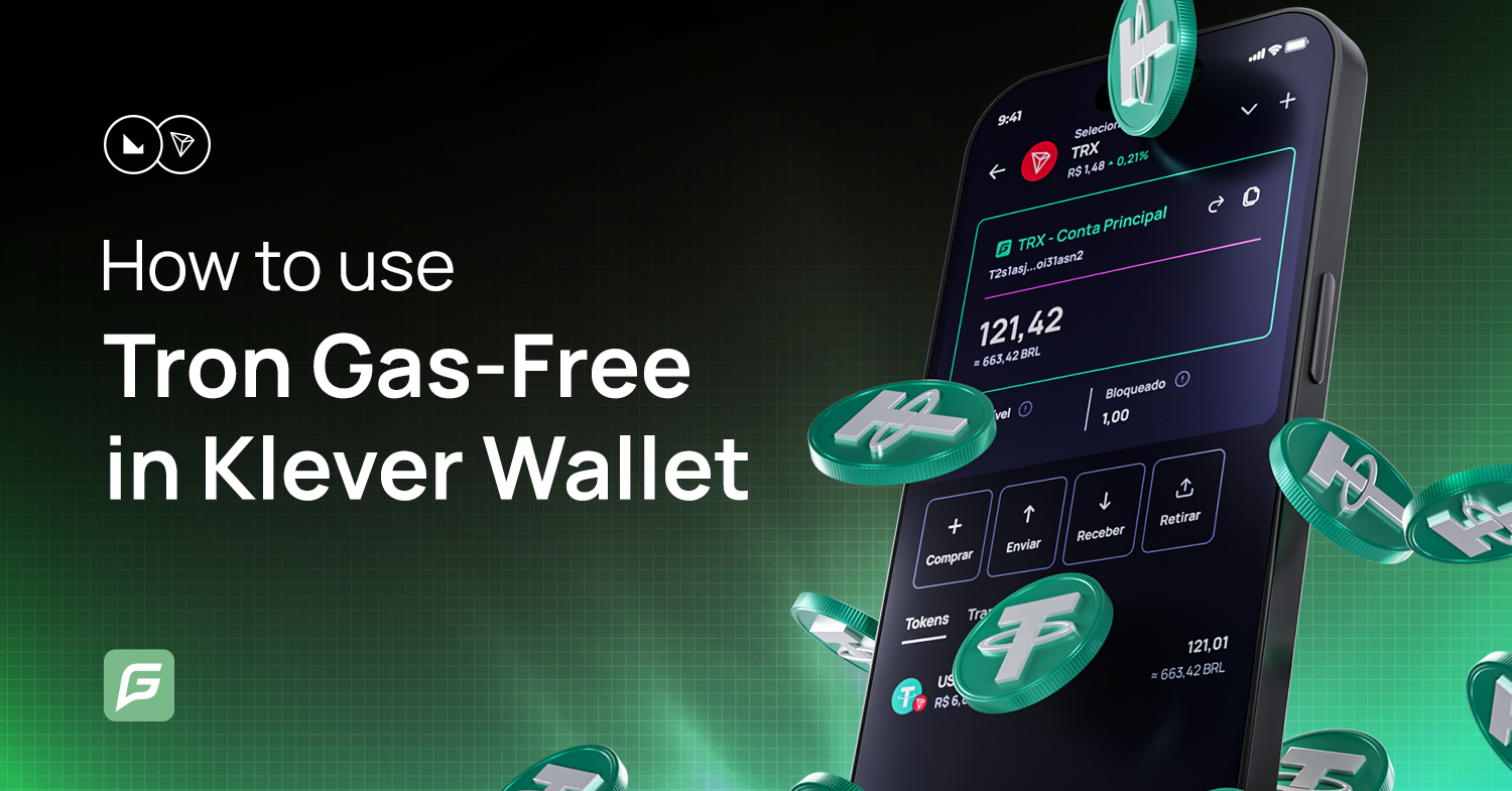 How to use Tron Gas Free in Klever Wallet