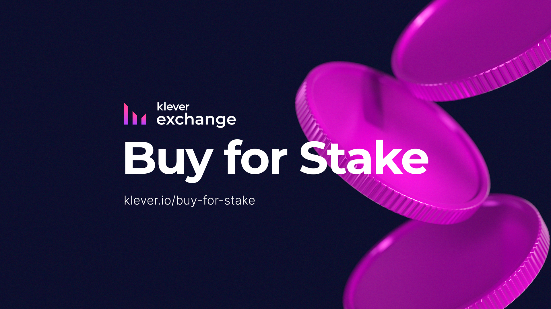 Bitcoin.me Exchange launches Buy For Stake platform | Klever